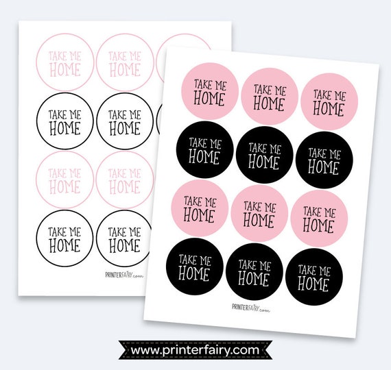 Kitten Favor Tags, Take me Home Tags, Kitty Cat Birthday Party, Pet ...