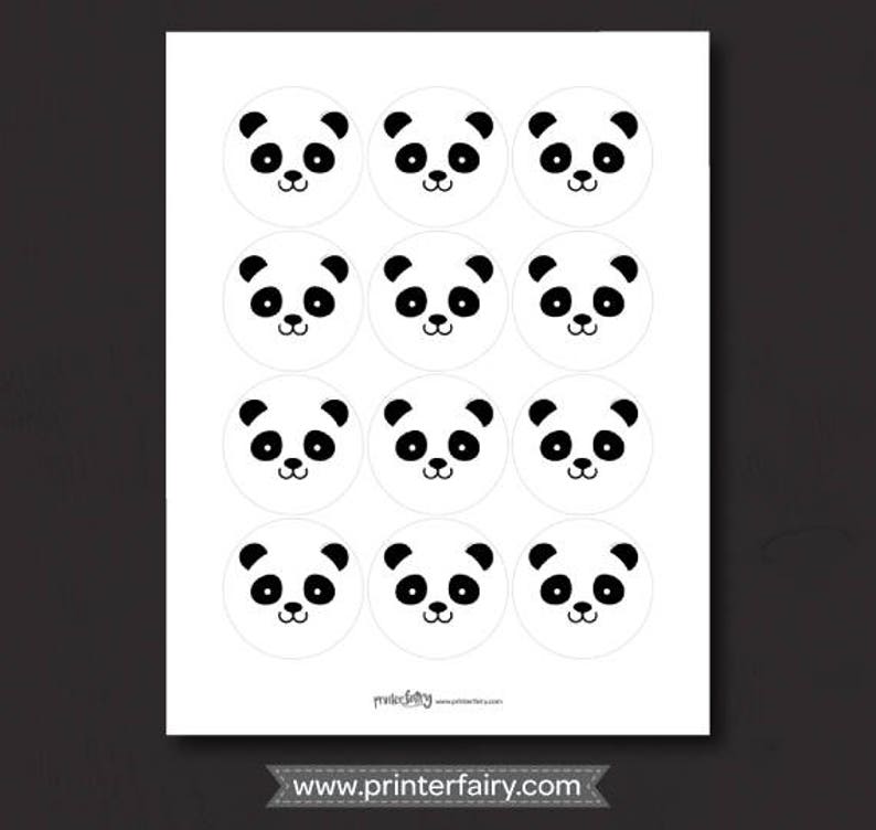 Panda Cake Topper Panda Birthday Party Panda Baby Shower - Etsy