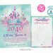 Princess First Birthday Party Time Capsule, Editable, Princess Castle ...