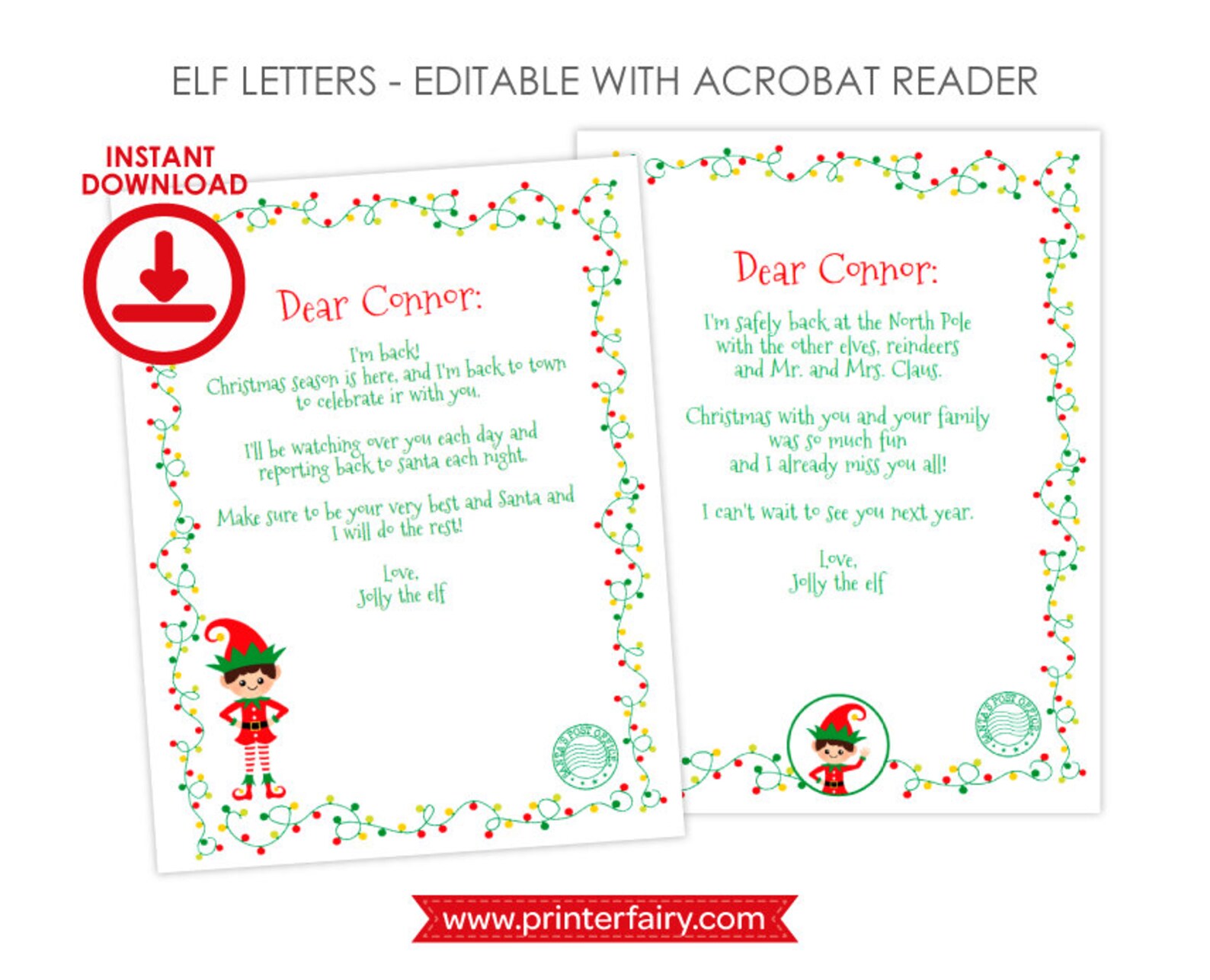 Christmas ELF Activities Elf Adoption Certificate Sign - Etsy