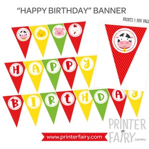 Farm Birthday Decorations, Farm Birthday Party, Barnyard Party ...