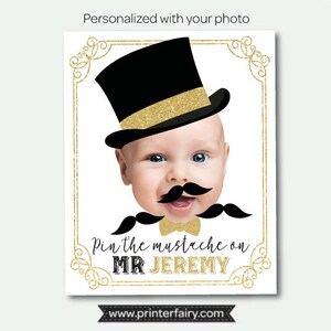 Custom Matching Pin the Tail, Pin the Mustache, Pin the Crown, Etc. Any ...