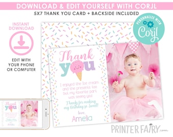 Personalized Ice Cream Stationary Set Ice Cream Stationary for Kids ...