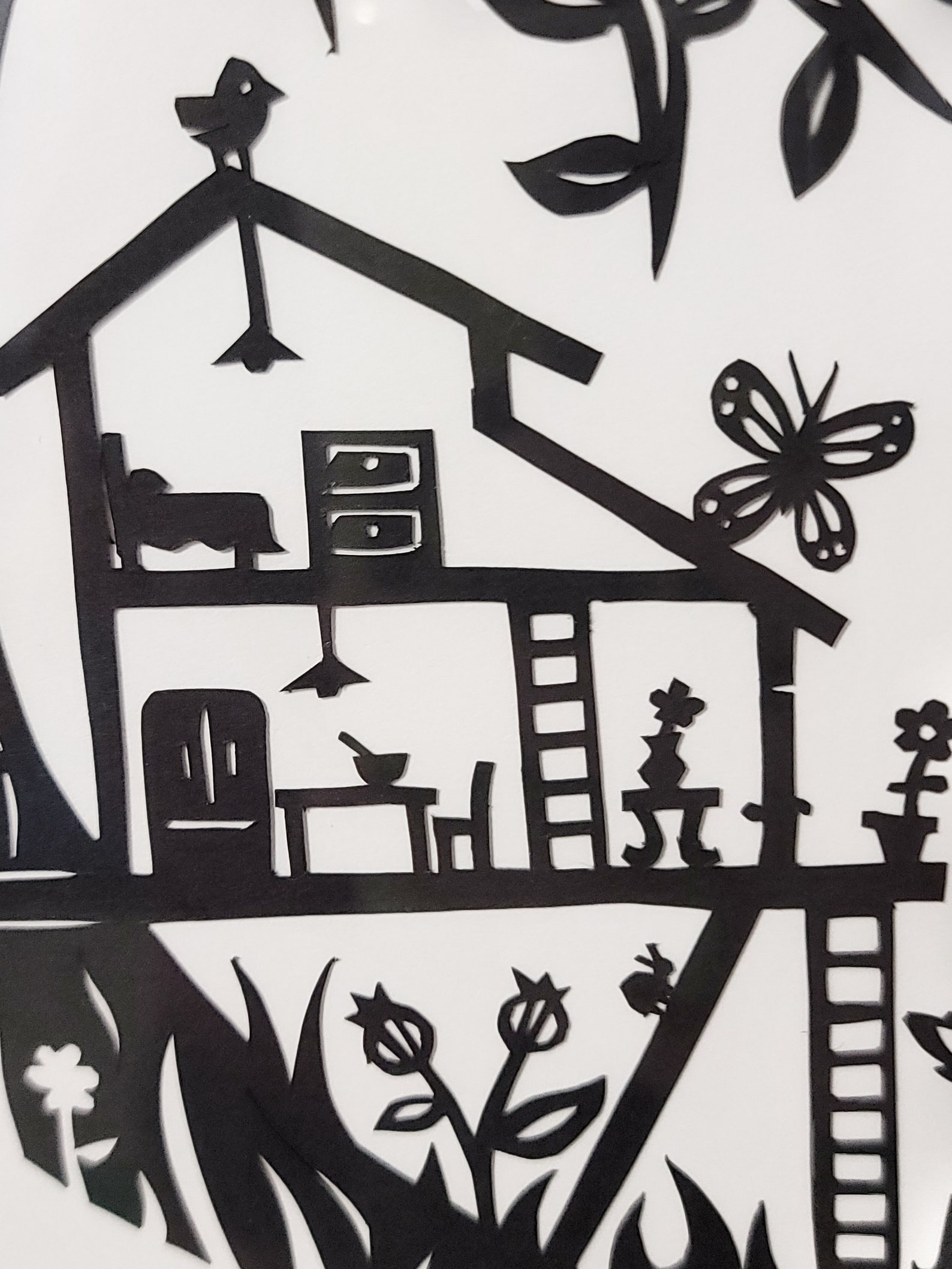 8x8 Handmade Papercut Treehouse - Etsy