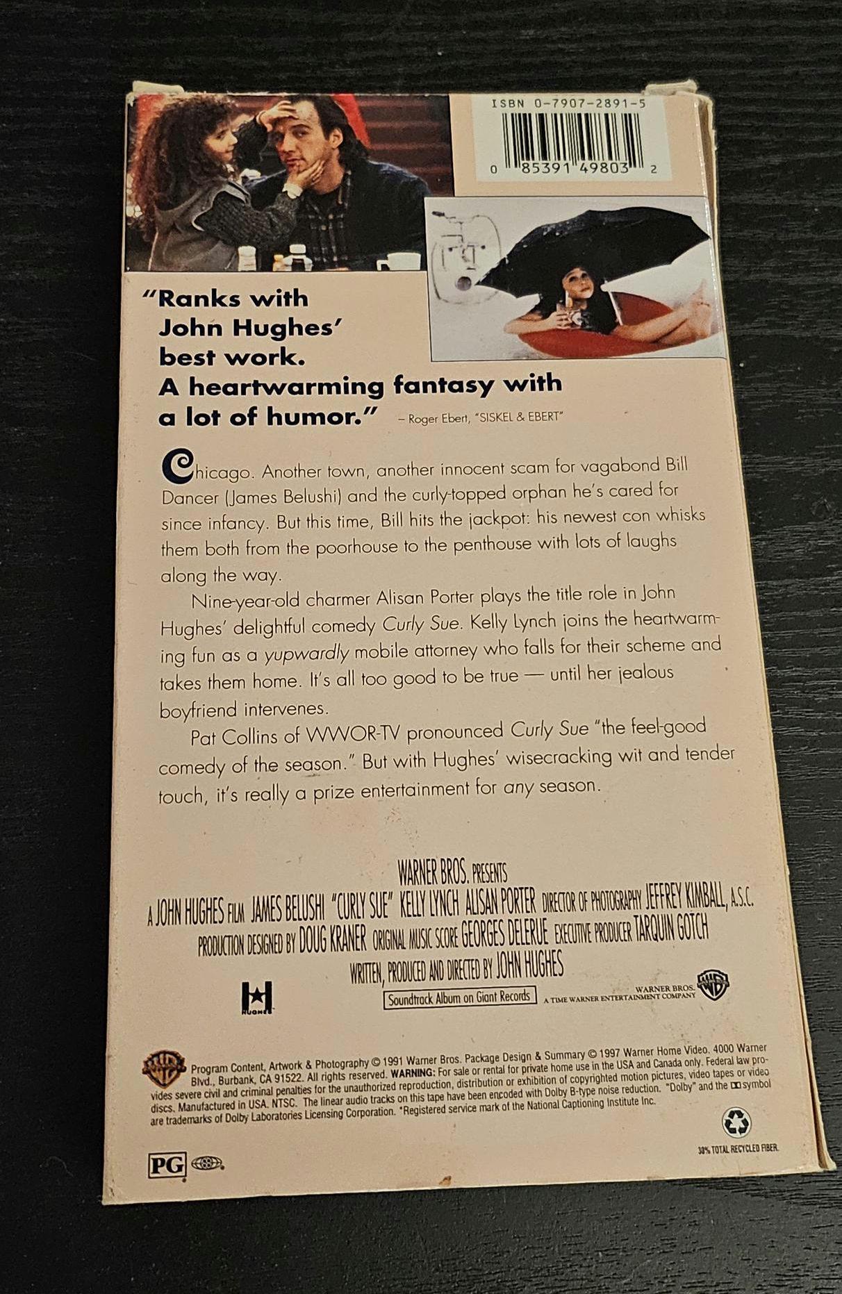 Curly Sue VHS - Etsy