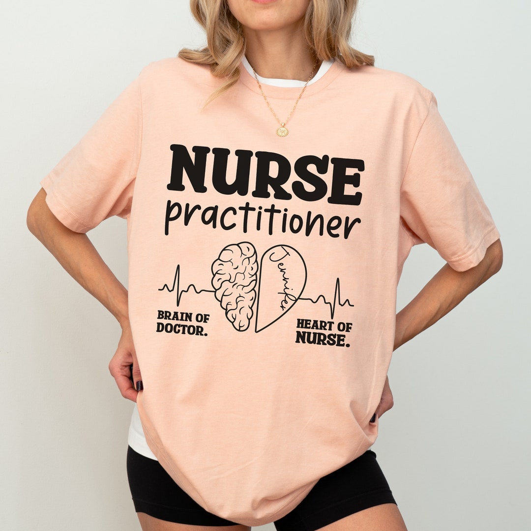Custom Nurse Practitioner Shirt With Name, New Nurse Gift, Nursing ...