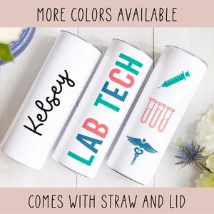 Personalized Lab Tech Mug, Coffee Tumbler, Phlebotomy Gift, Medical Lab ...