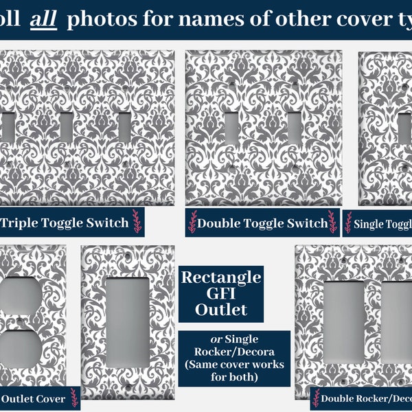 Silver Outlet Covers - Etsy