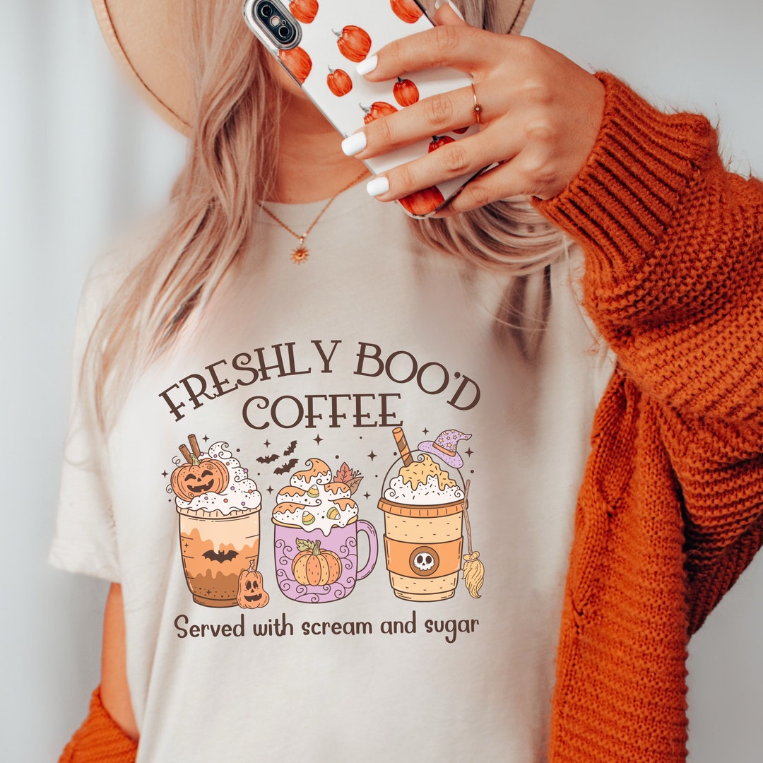 Pumpkin Spice Latte Coffee Shirt, Funny Halloween Shirt, PSL Coffee ...