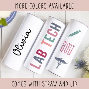Personalized Lab Tech Mug, Coffee Tumbler, Phlebotomy Gift, Medical Lab ...