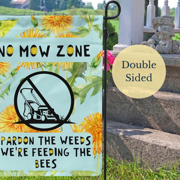 Pardon the Weeds We're Feeding the Bees Signs - Etsy