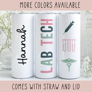 Personalized Lab Tech Mug, Coffee Tumbler, Phlebotomy Gift, Medical Lab ...