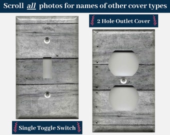 Rustic Wood Light Covers - Etsy