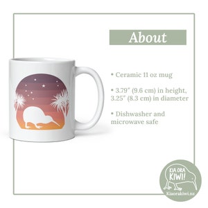 New Zealand Kiwi Mug | Matariki Kiwi Mug | Kiwi Mug | Kiwi Bird Cup ...