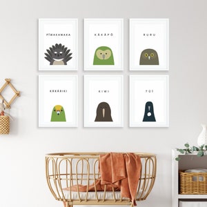New Zealand Birds Wall Art, MEGA BUNDLE, Set of 20! , Printable ...