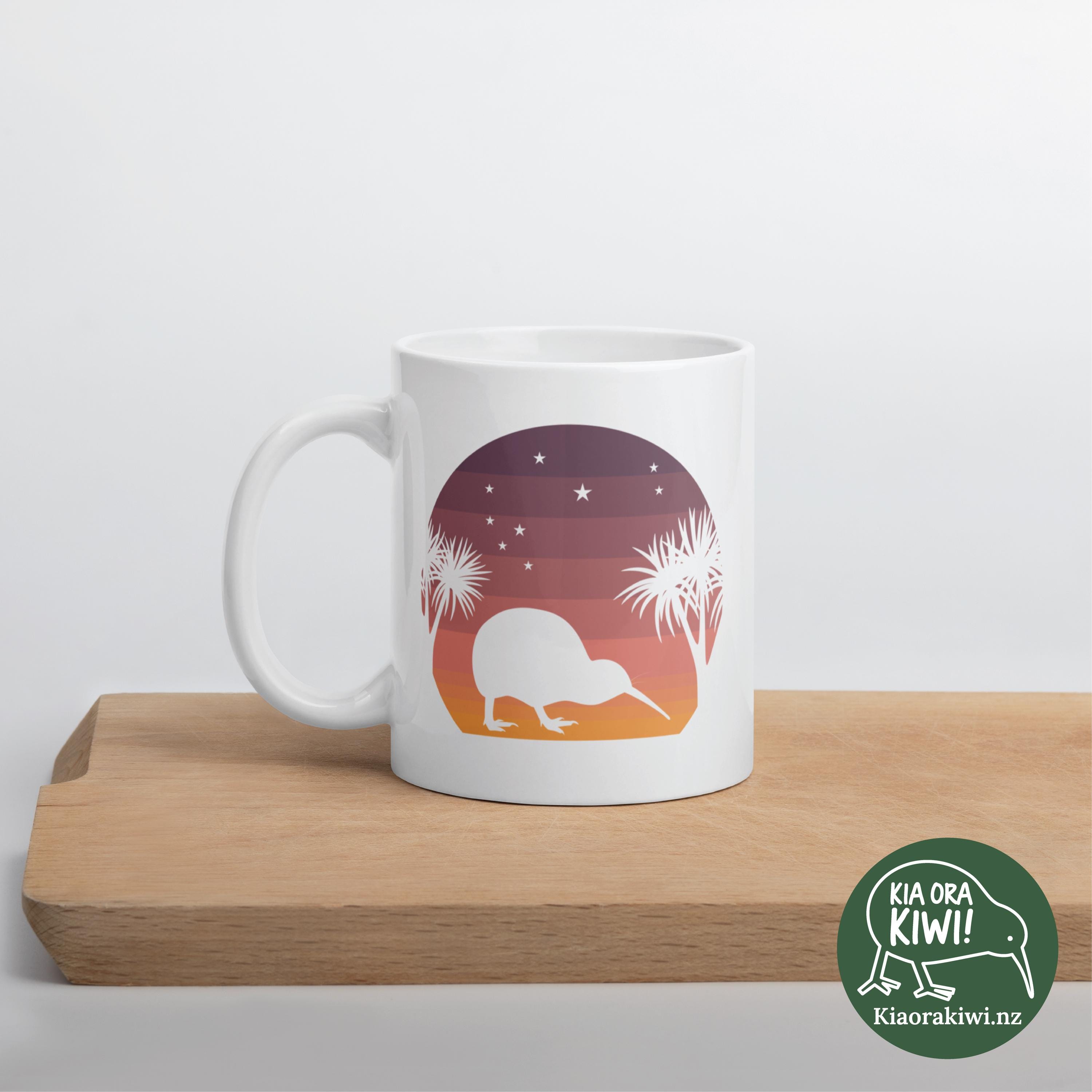 New Zealand Kiwi Mug | Matariki Kiwi Mug | Kiwi Mug | Kiwi Bird Cup ...