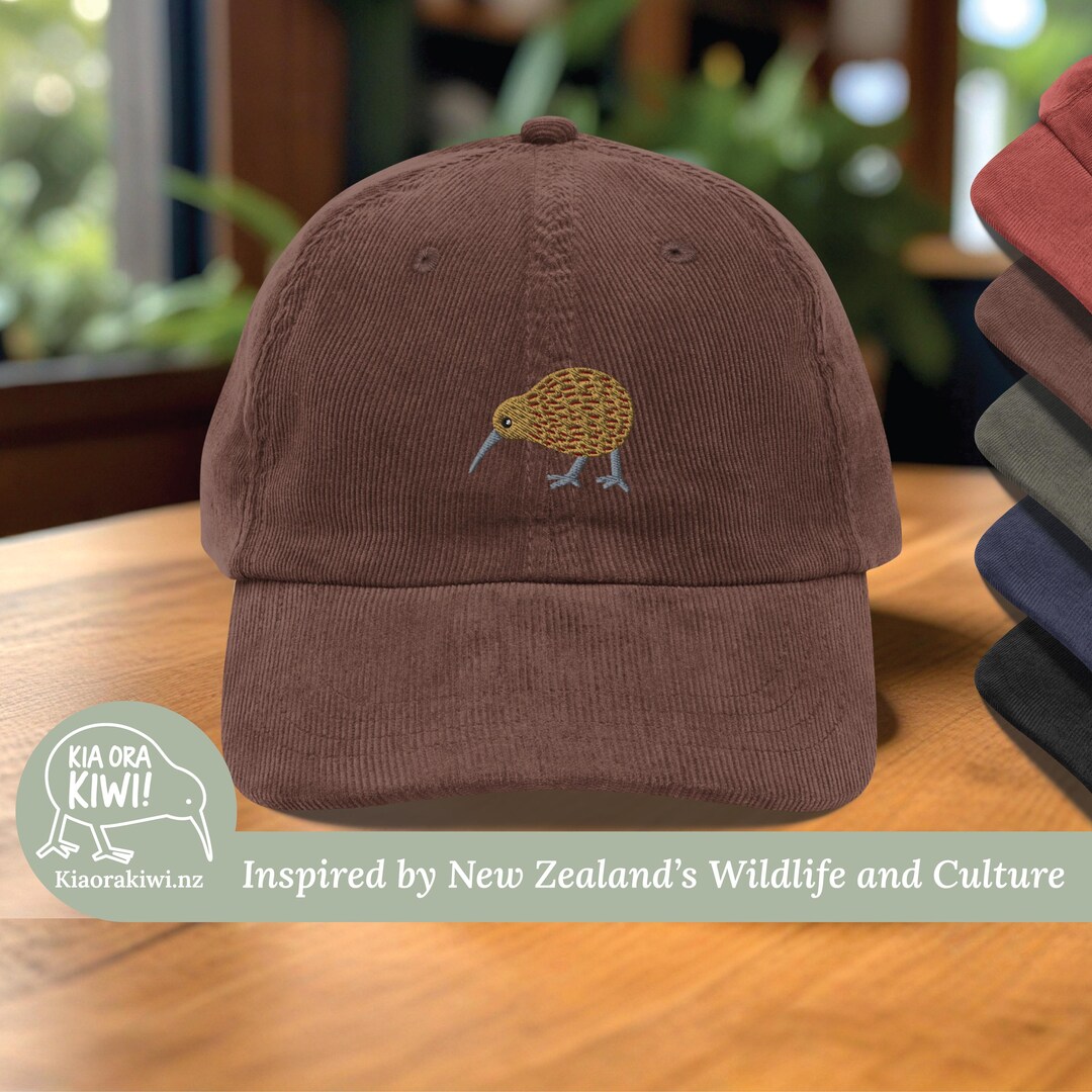 New Zealand Bird Hat | Kiwi Corduroy Cap | Kiwi Bird | Corduroy Hat ...