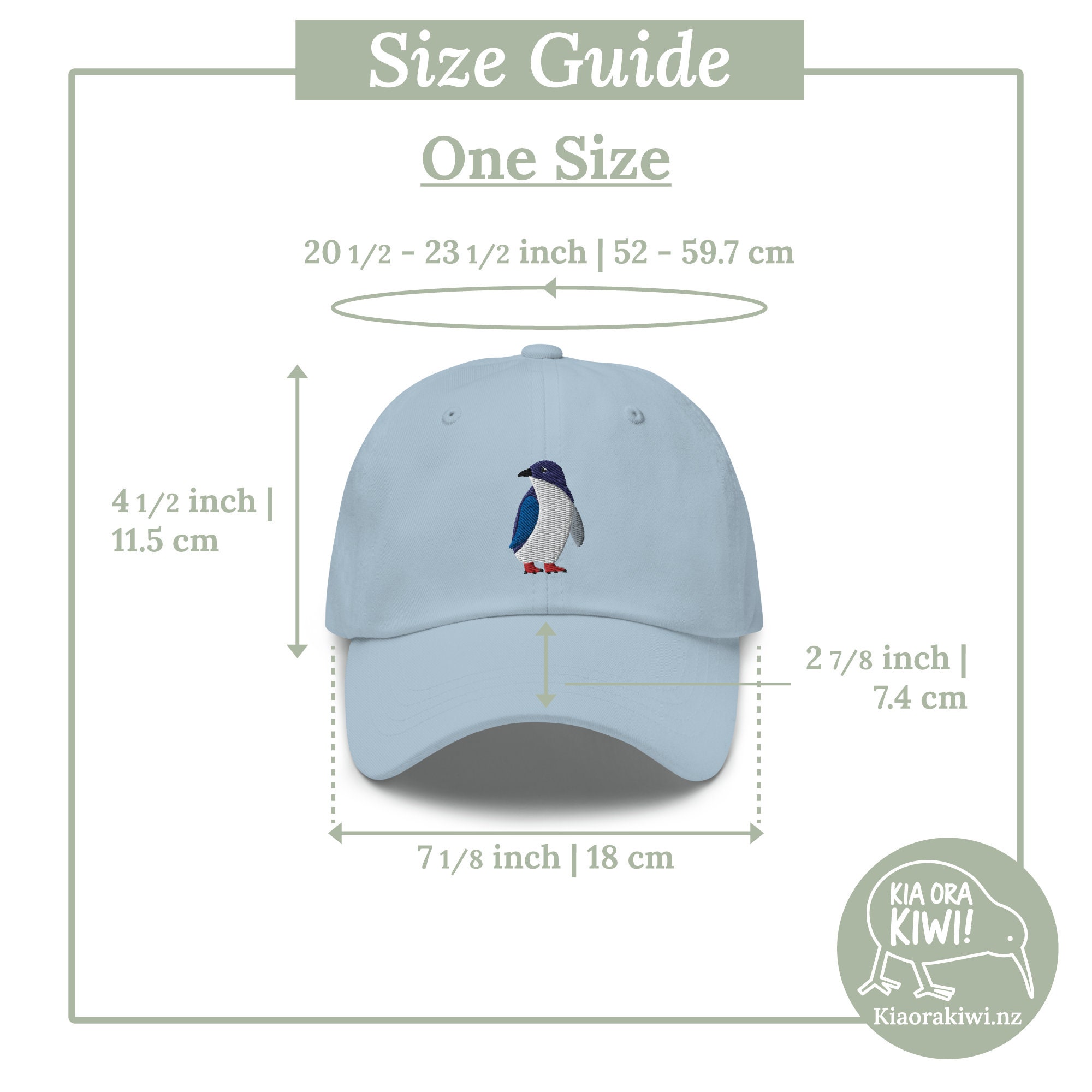Penguin Hat Korora Cap New Zealand Little Blue Penguin Dad Hat ...