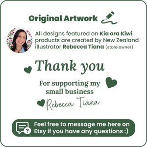New Zealand Birds Printable Wall Art, Cute NZ Birds and Bugs, HUGE ...