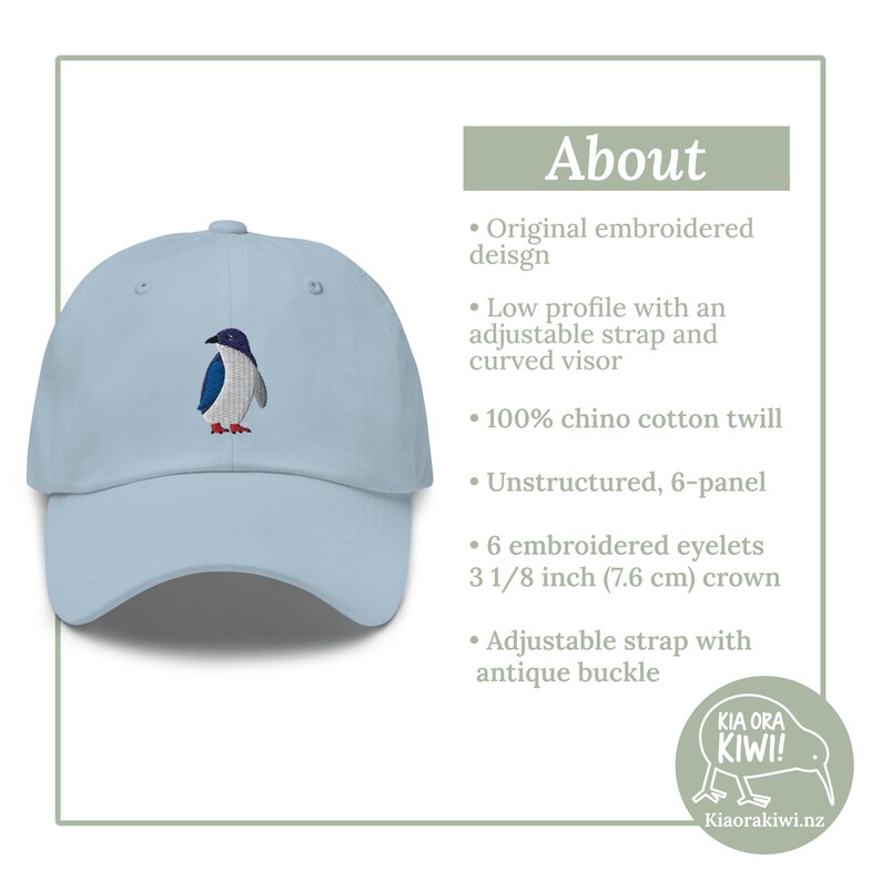 Penguin Hat Korora Cap New Zealand Little Blue Penguin Dad Hat ...