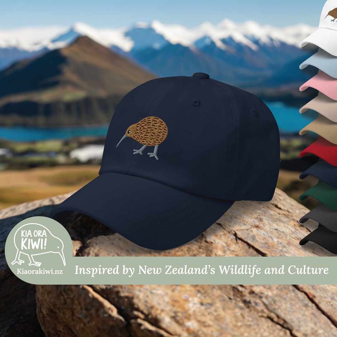 New Zealand Kiwi Bird Hat Kiwi Cap New Zealand Kiwi Dad Hat Embroidered ...