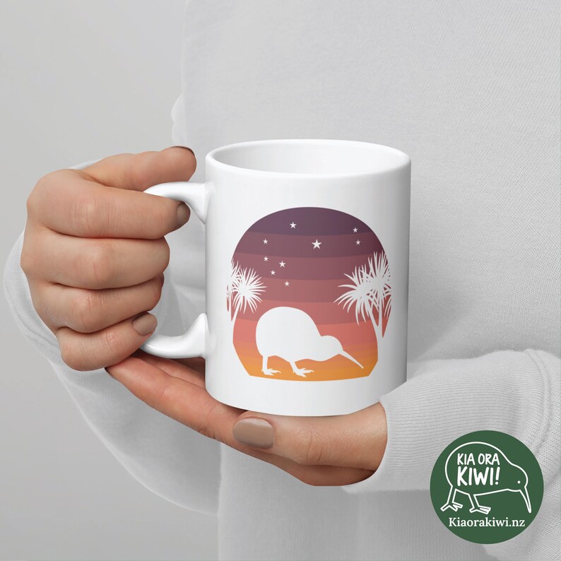 New Zealand Kiwi Mug | Matariki Kiwi Mug | Kiwi Mug | Kiwi Bird Cup ...