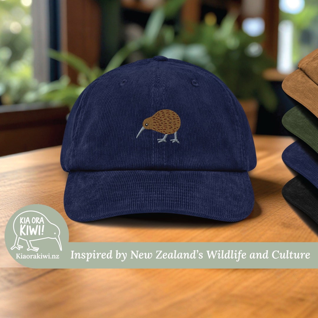 New Zealand Bird Hat | Kiwi Corduroy Cap | New Zealand Kiwi | Corduroy ...