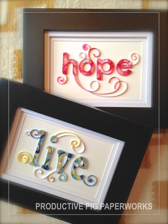 Quilling Designs Words