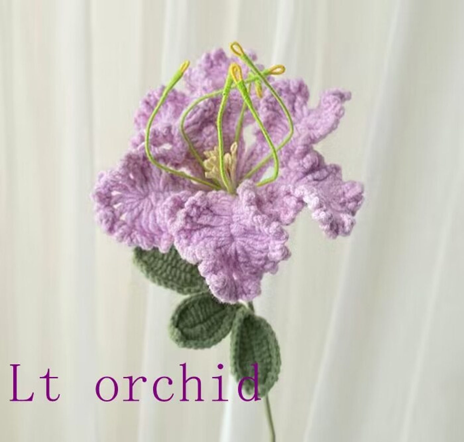 Handmade Crochet Flower, Crochet Crape Myrtle, Crochet Flower Bouquet ...