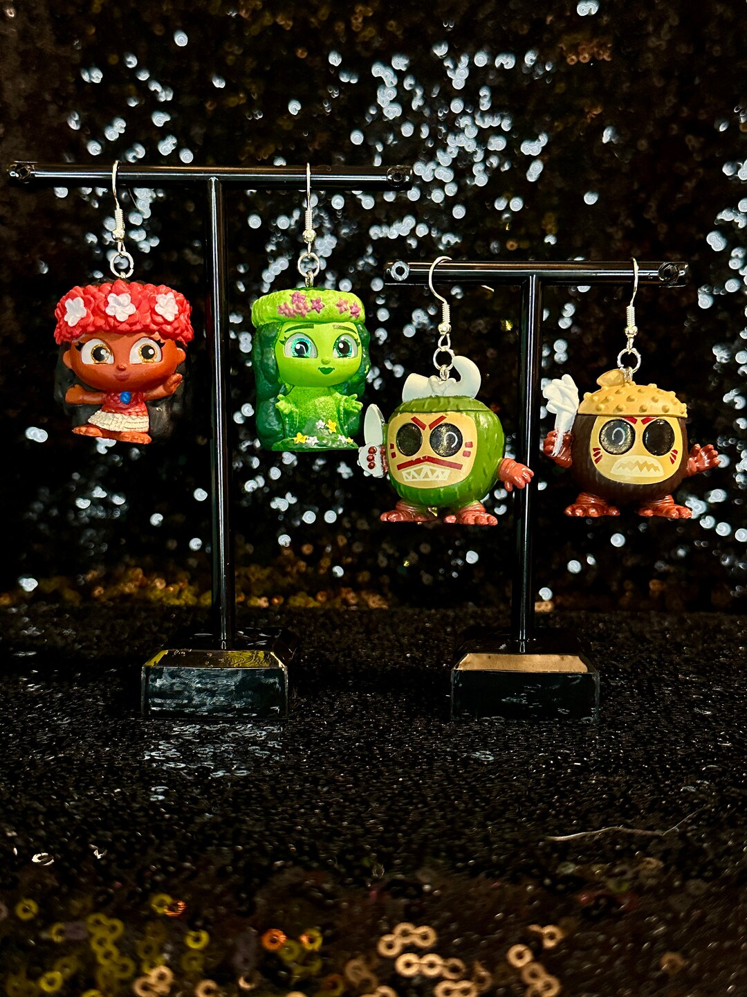 Earrings - Island Heroine, Goddess of Legend, and Two Crazed Coconut ...
