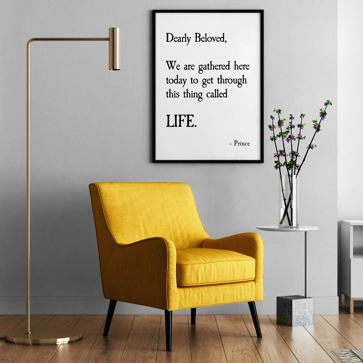 Prince Song Lyrics Poster Home Decor Wall Art Lyrics Poster Home and ...