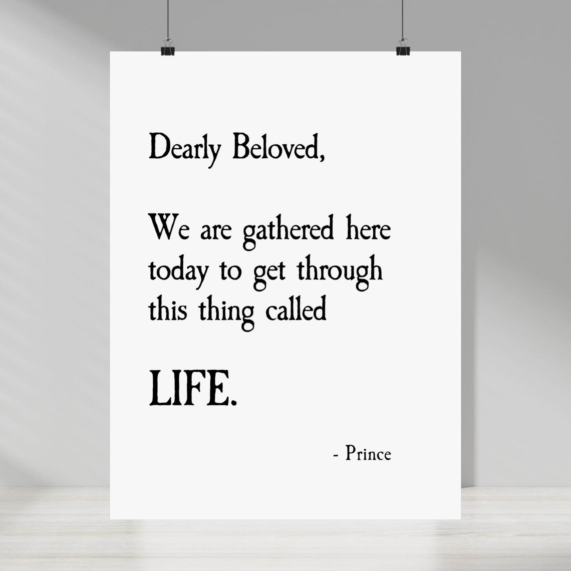 Prince Song Lyrics Poster Home Decor Wall Art Song Lyrics Poster Home ...