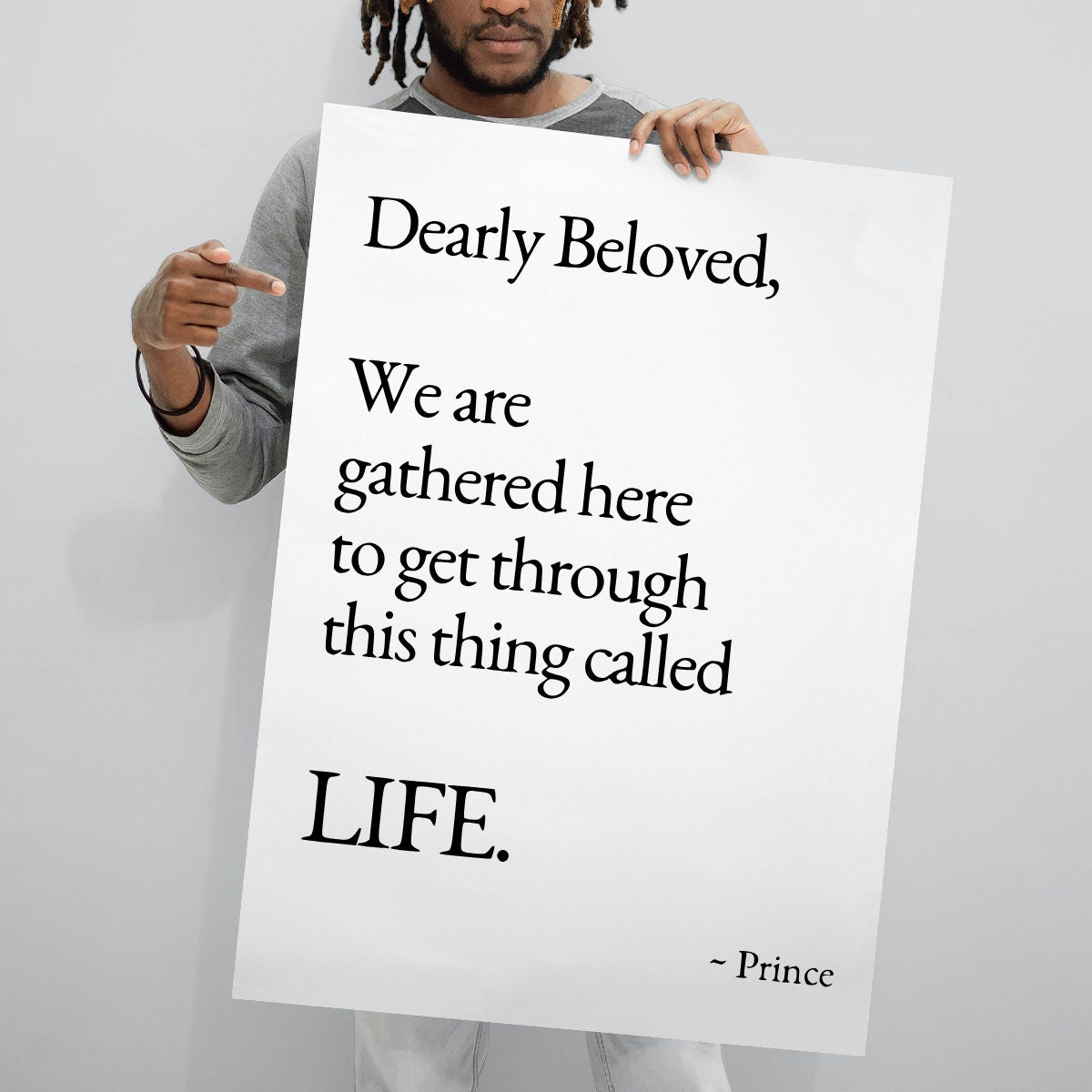 Prince Song Lyrics Poster Home Decor Wall Art Lyrics Poster Home and ...