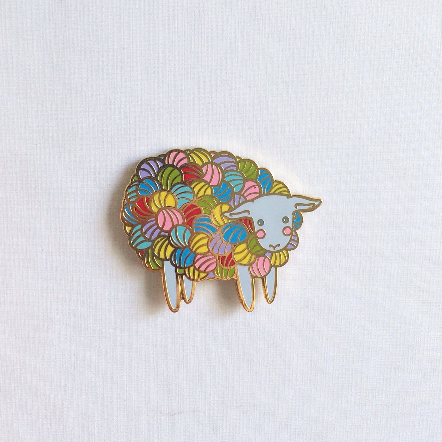 Yarn Sheep Enamel Pin Lamb Enamel Pin Lamb Pin Knitting Pin - Etsy