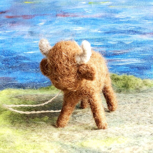 Felted Buffalo - Etsy