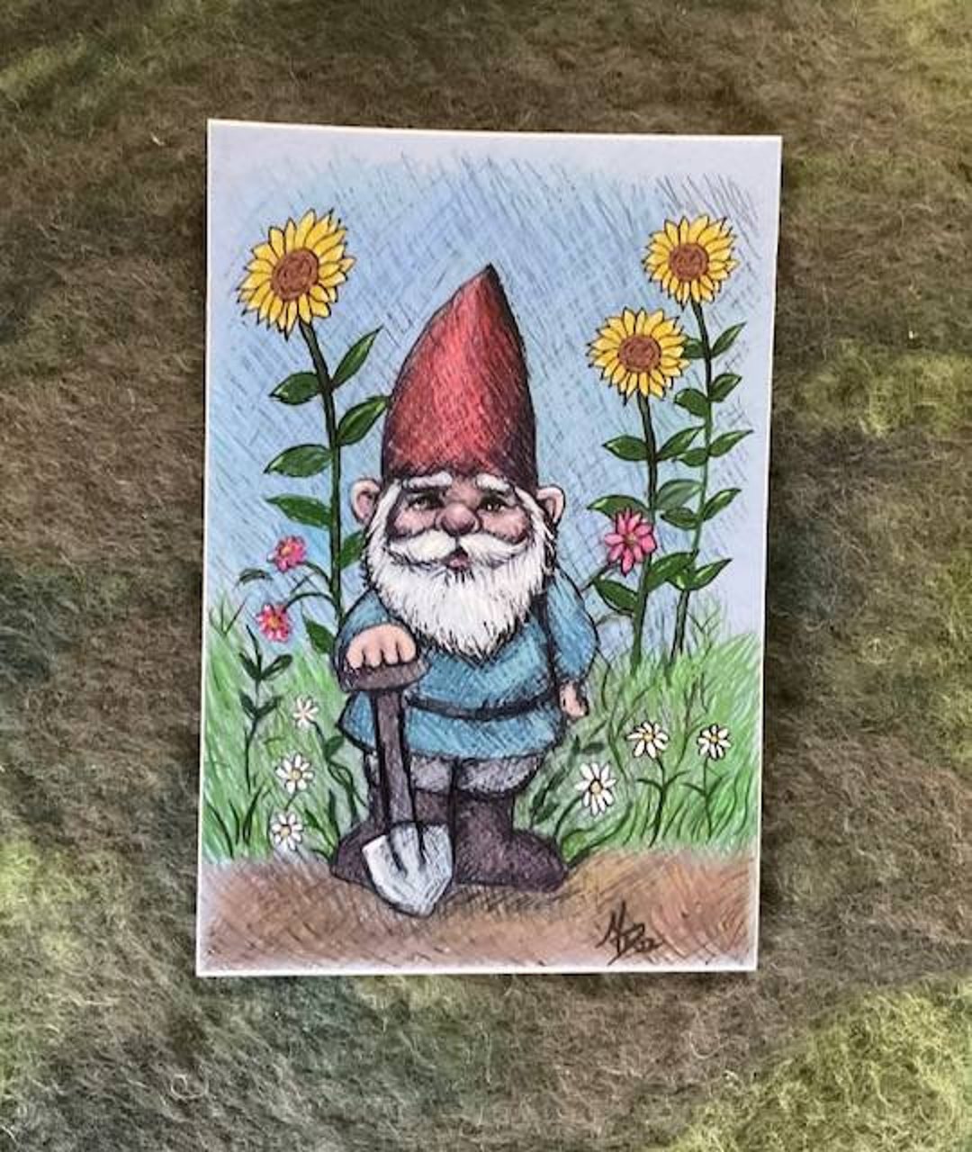 Vinyl Gnome Sticker 3×5", Gnome Decoration, Gnome Lover's Gift - Etsy
