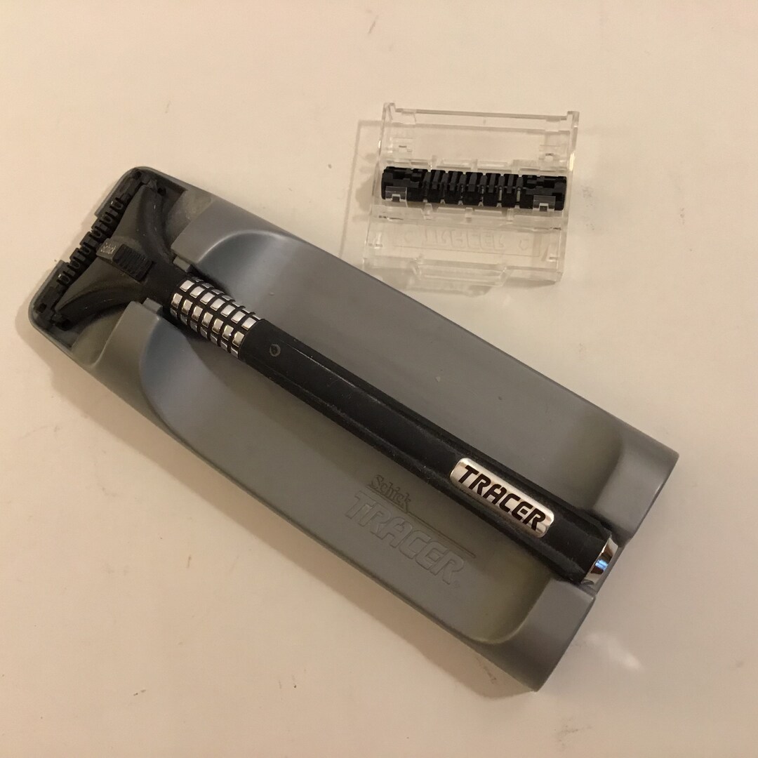 Vintage Schick Tracer Razor mens 1990 - Etsy