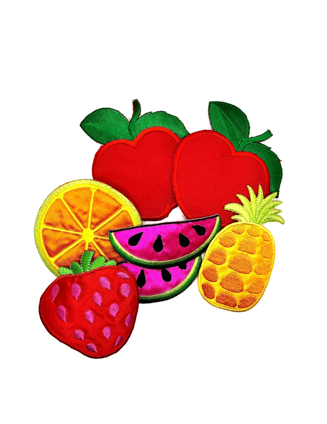 Vintage Fruit Patches // Iron-on Patch Set - Etsy