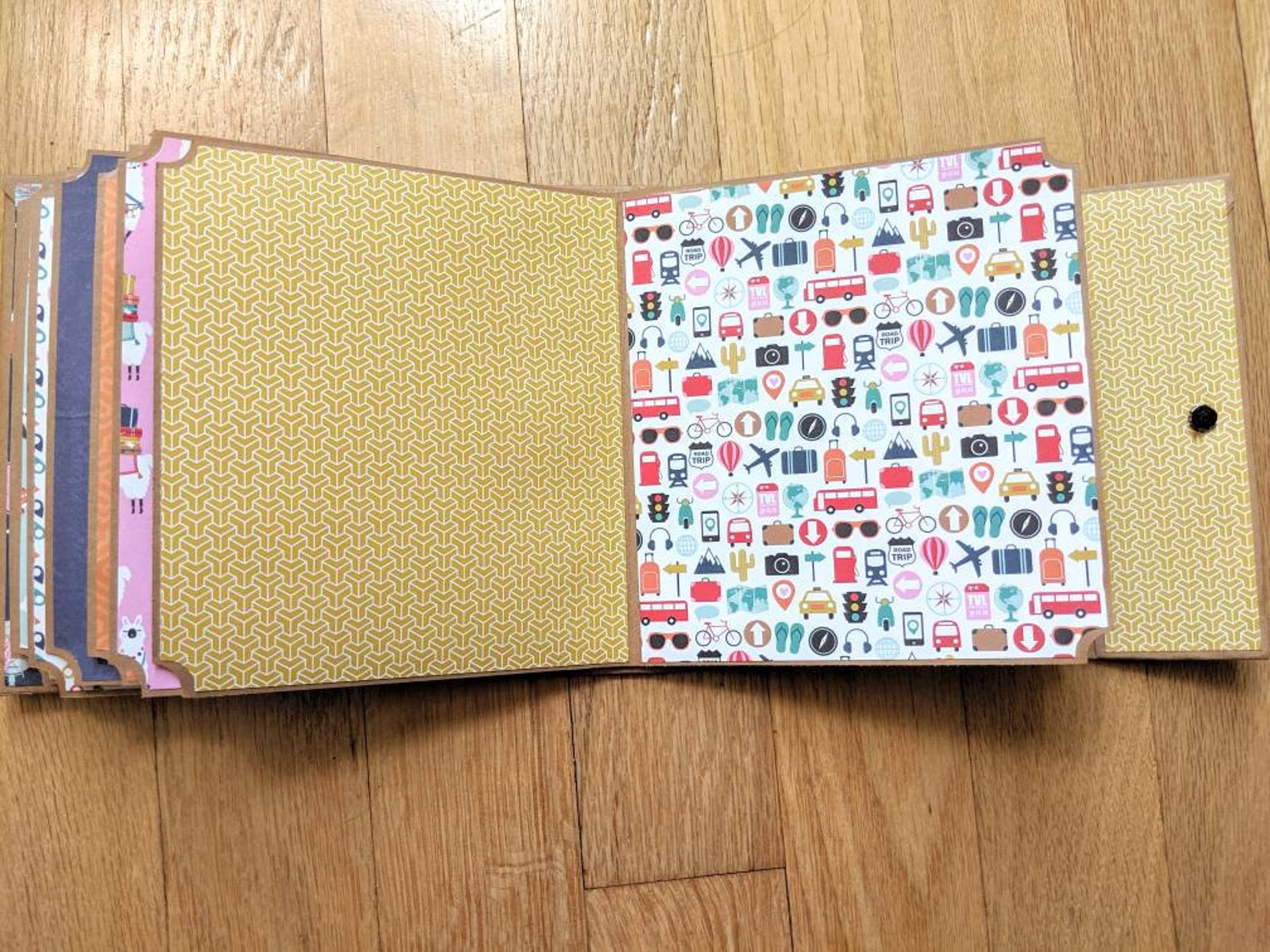 Blank Travel Scrapbook Mini Album Blank Scrapbook Photo - Etsy