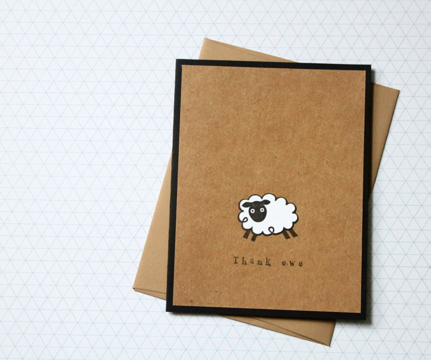 Thank You Cards Pack Handmade Thank You Cards With Sheep - Etsy