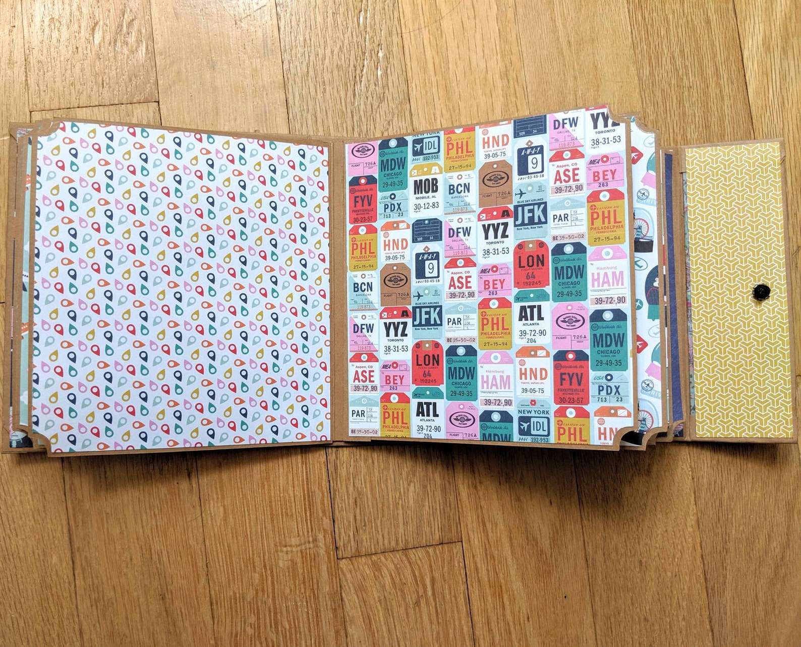 Blank Travel Scrapbook Mini Album Blank Scrapbook Photo - Etsy