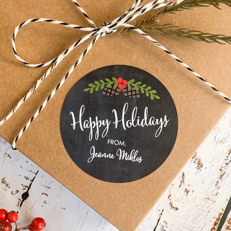 Holiday Sticker - Etsy