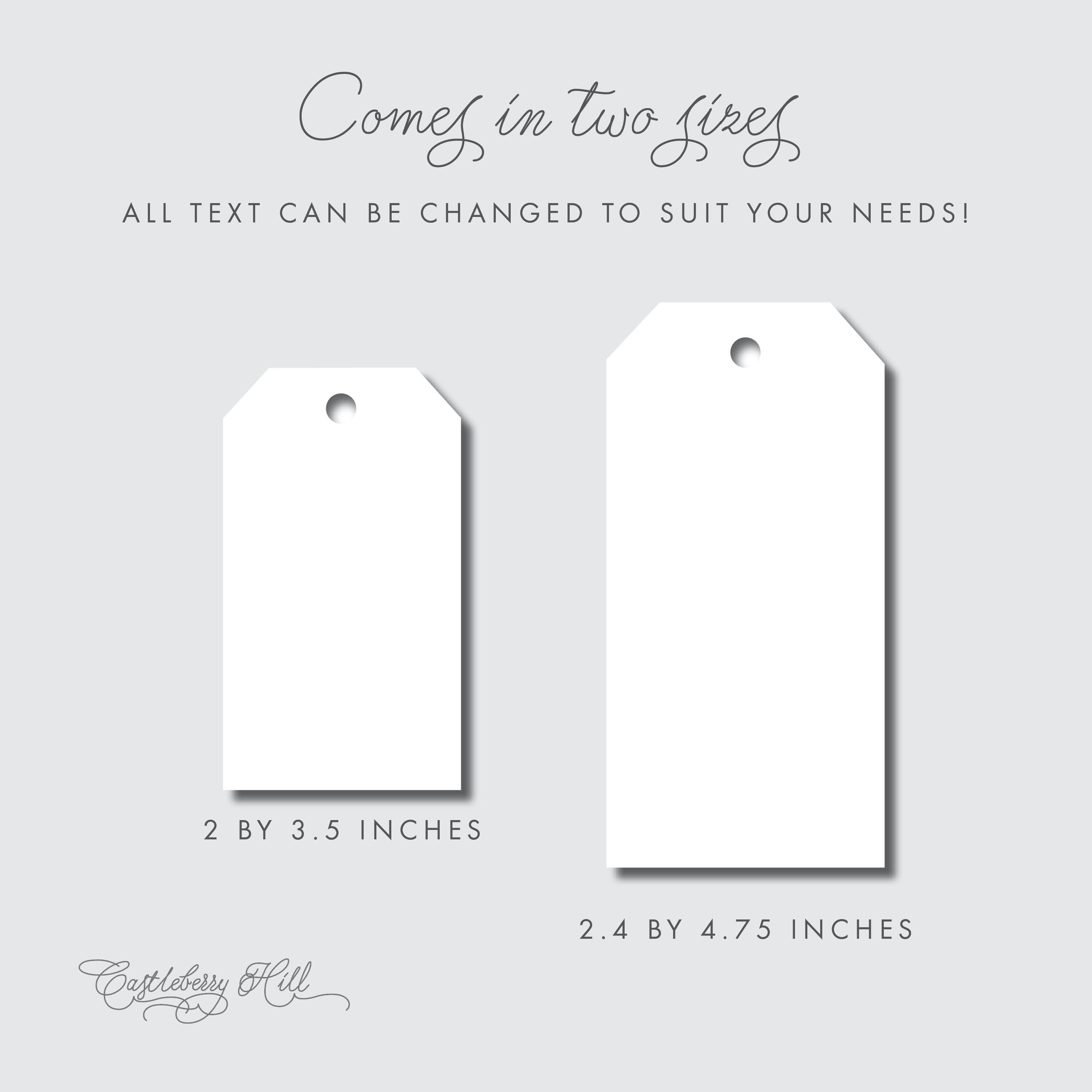 PRINTED welcome home tags thank you tags realtor gift tag | Etsy