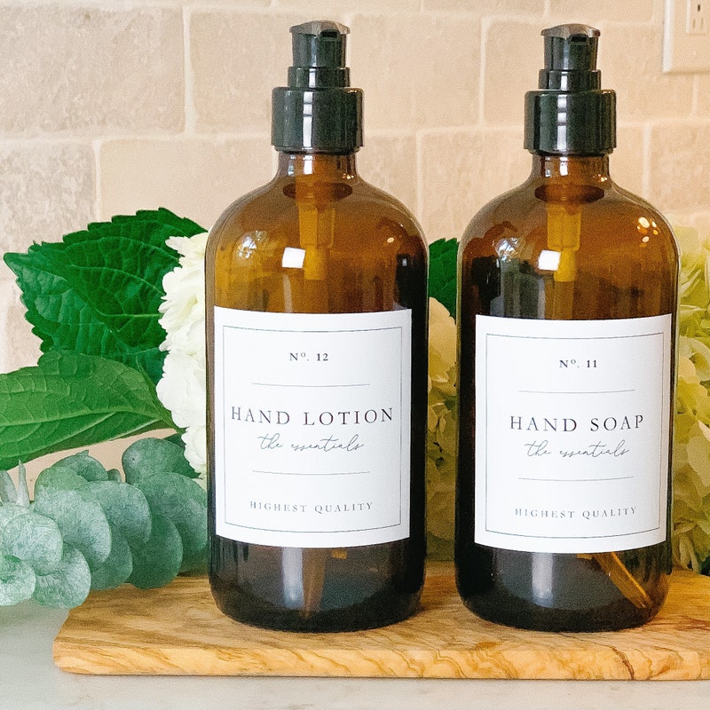 Soap Dispenser Label - Etsy