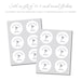 Flower Bouquet Bar Stickers: Bridal & Baby Shower Favors (set of 12) - Etsy