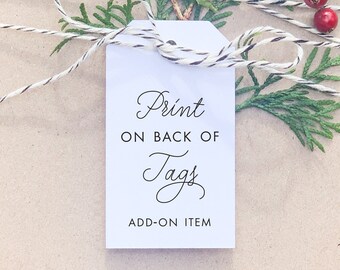 Double Sided Tags - Etsy