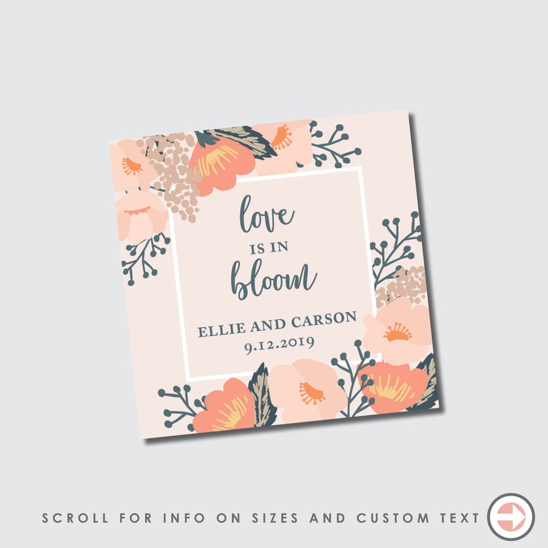 Blush Wedding Stickers Blush Labels Blush Favor Labels - Etsy