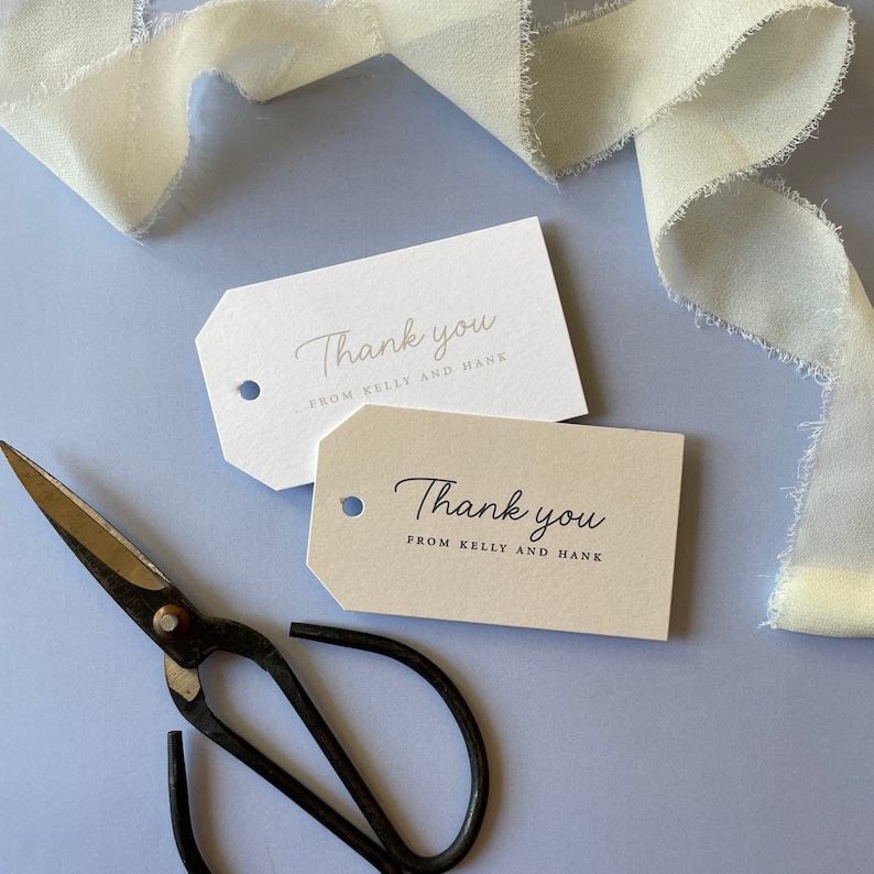 Personalized Family Name Gift Tags: Custom to From Tags, Set of 24 - Etsy