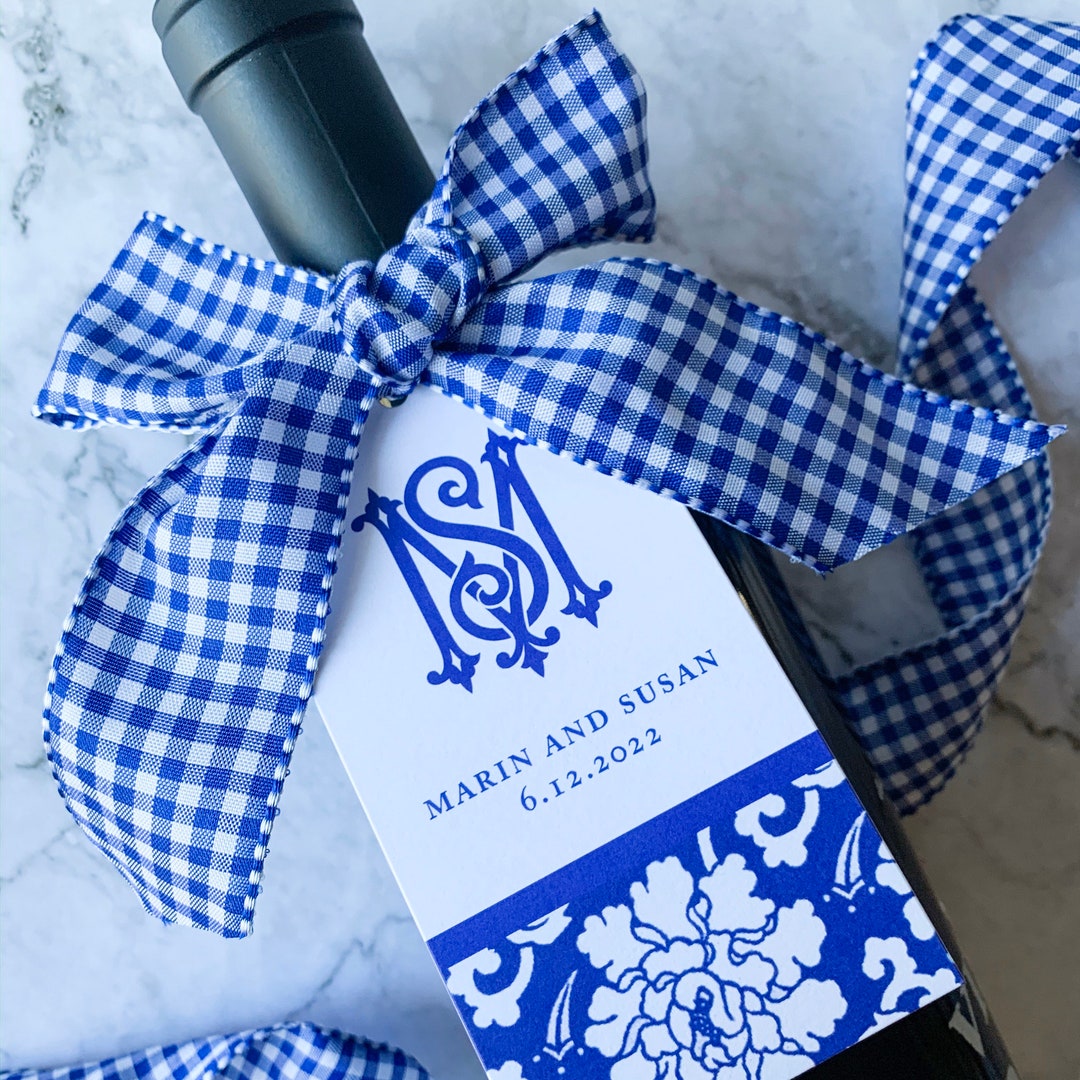 Chinoiserie Gift Tags Blue and White Gift Tags Blue China - Etsy