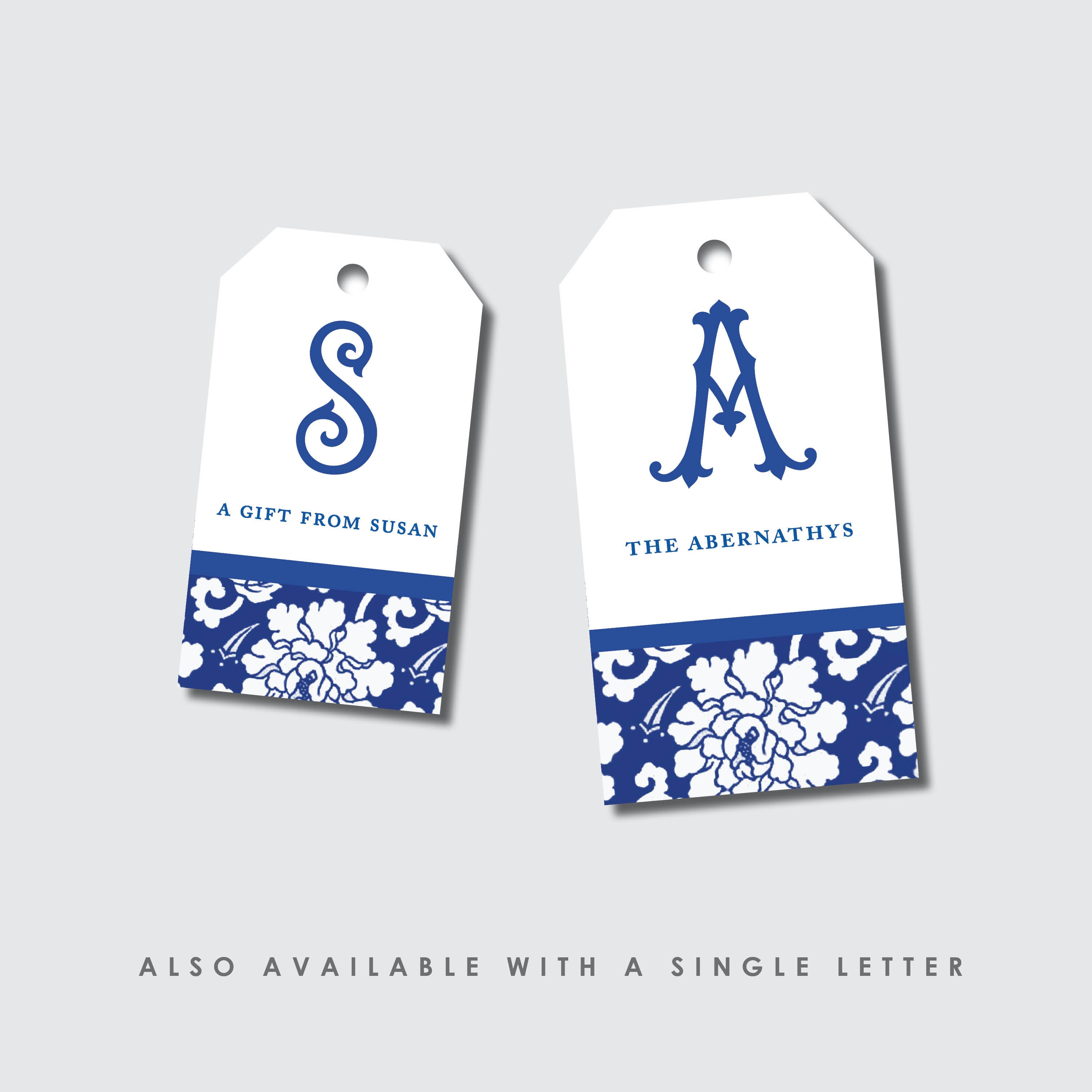 Chinoiserie Gift Tags Blue and White Gift Tags Blue China - Etsy